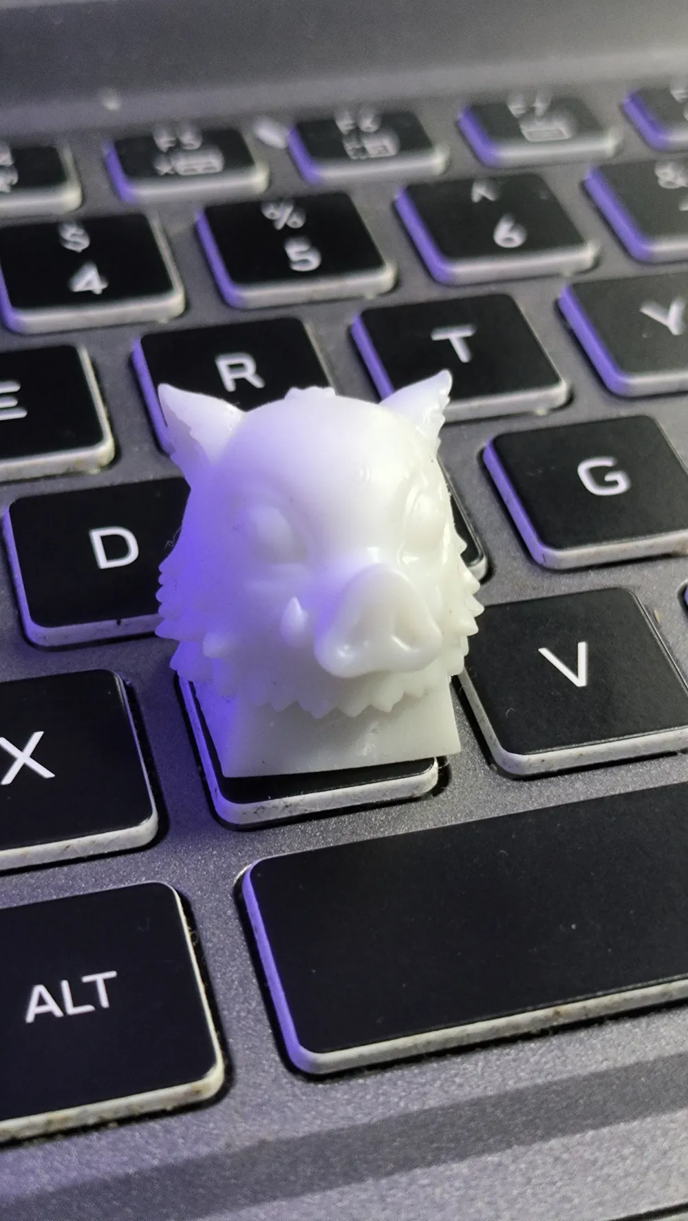 Inosuke Hashibira Keycap - Free 3D Print Model - MakerWorld
