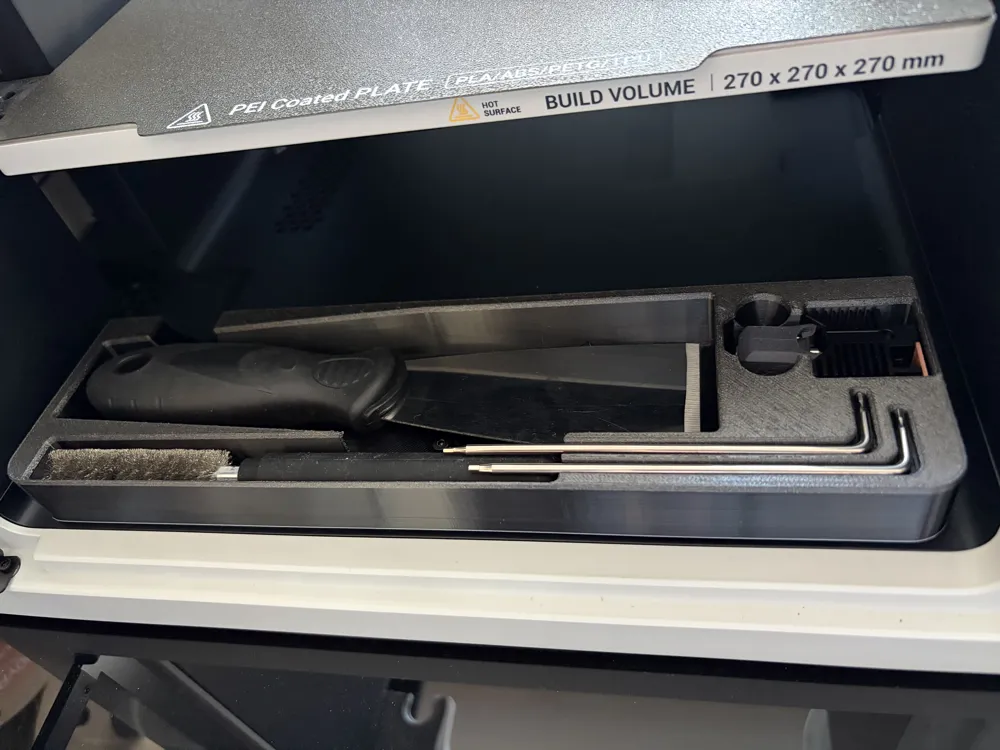 Snapmaker U1 toolbox and spare nozzle - Free 3D Print Model - MakerWorld