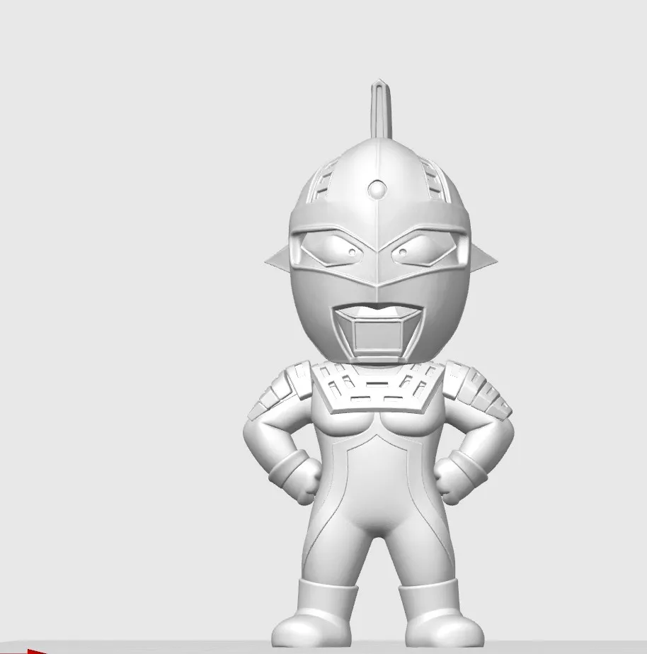 Chibi Ultraman Seven - Free 3D Print Model - MakerWorld