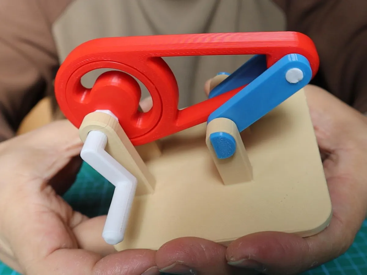 Easy-to-Print Eccentric Cam Mechanical Model by 蒙野骨手 MakerWorld ...