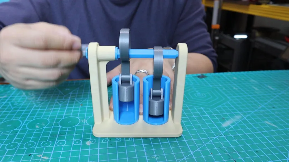 Easy-Print Assembly Teaching Aid for Eccentric Wheel Mechanism ...