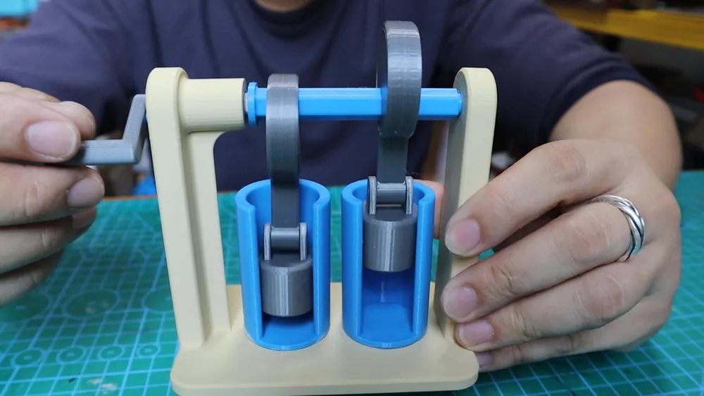 Easy-Print Assembly Teaching Aid for Eccentric Wheel Mechanism ...