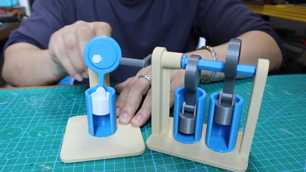 Easy-Print Assembly Teaching Aid for Eccentric Wheel Mechanism ...