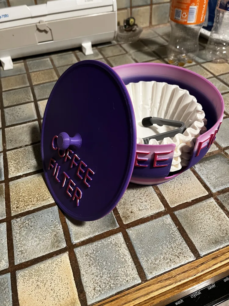 Coffee Filter Container 12-cup Value Pack Tall - Free 3D Print Model ...