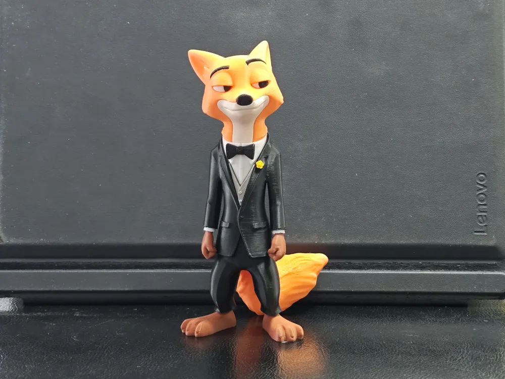 Zootopia 2 Suit Nick Wilde Figurine, no AMS - Free 3D Print Model ...
