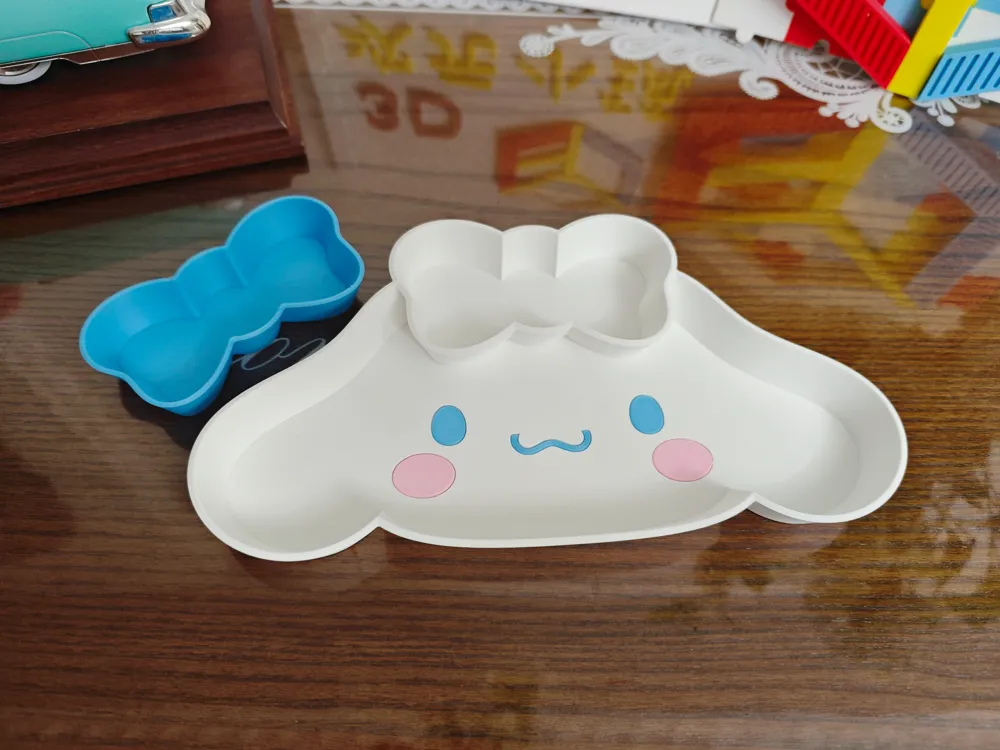 Cute Cinnamoroll Storage Tray Candy Tray Storage Box Snack Tray Double ...