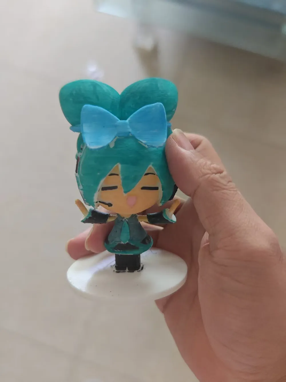 Hatsune Miku Cinnamoroll figure - Free 3D Print Model - MakerWorld