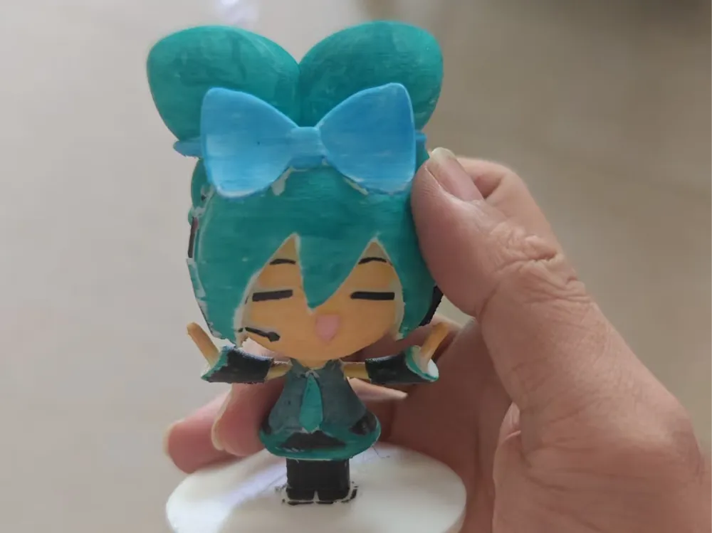 Hatsune Miku Cinnamoroll figure - Free 3D Print Model - MakerWorld