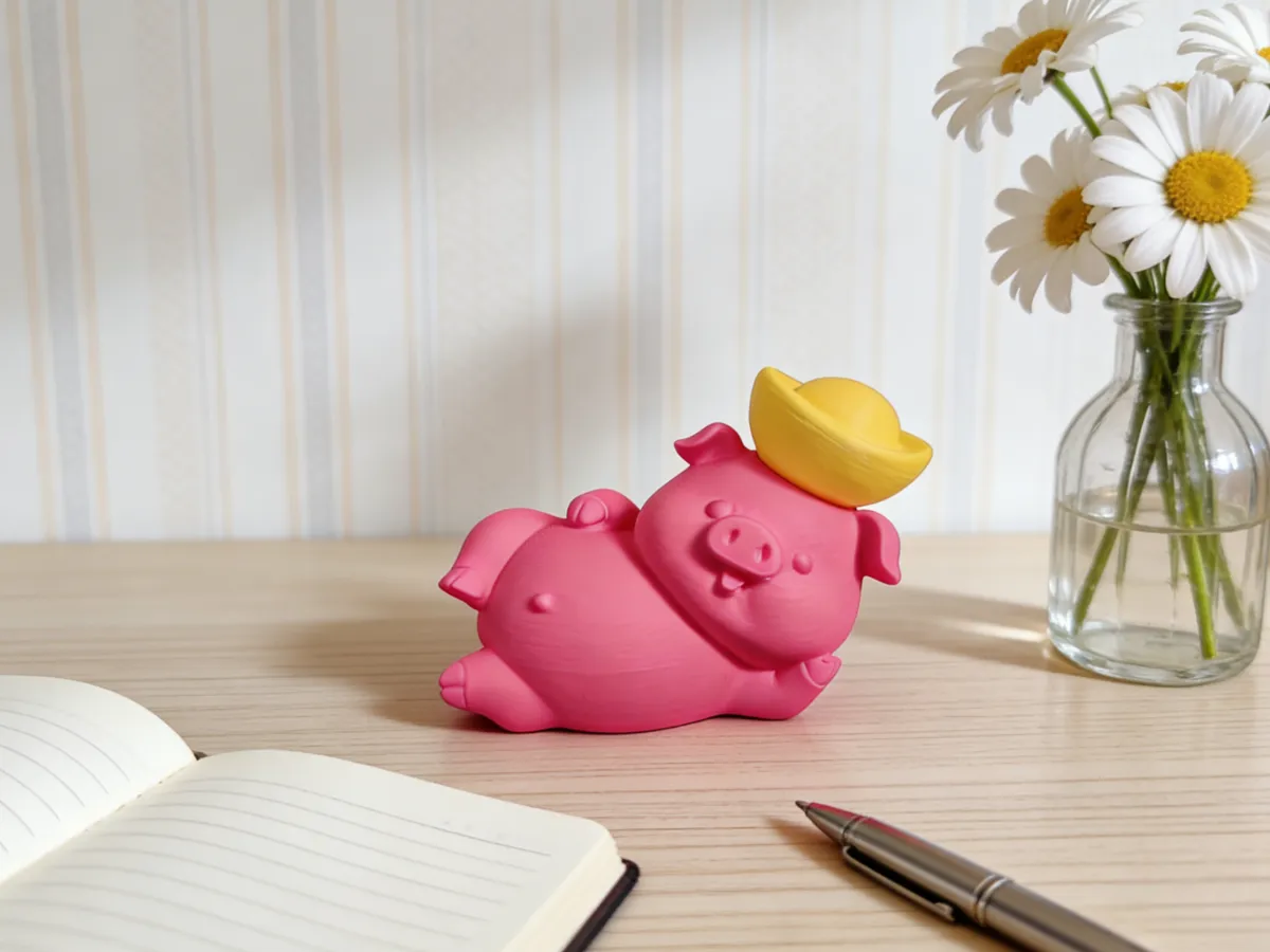 Prosperity Pig - Free 3D Print Model - MakerWorld