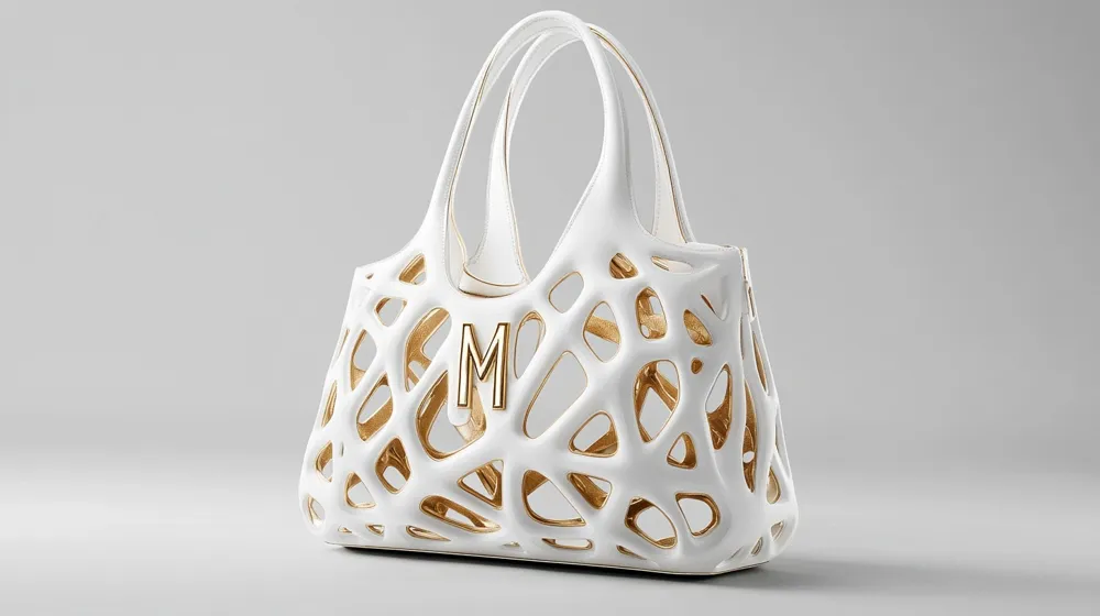 Bolso de mano transpirable con estilo futurista para verduras, frutas o ...