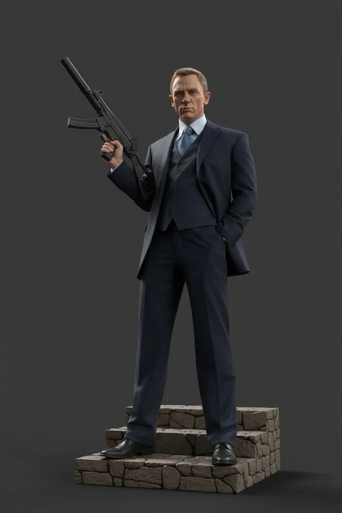 James Bond - Modelo gratuito para impressão 3D - MakerWorld