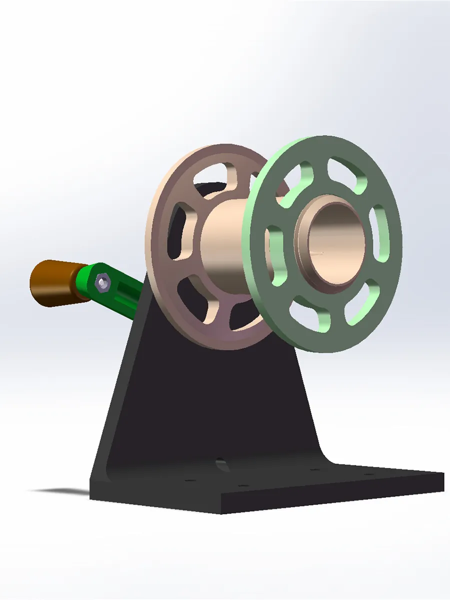 Simple Filament Spool Rewinder V1.1 - Free 3D Print Model - MakerWorld