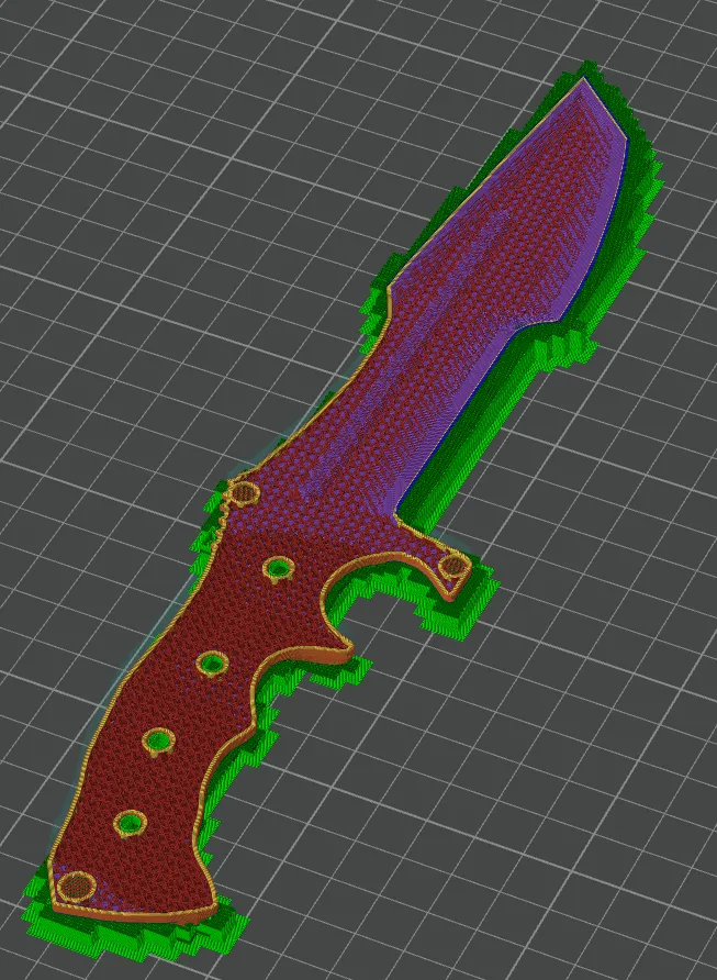 M11 Combat Knife (Master Chief/ODST Knife - Halo) by Barnus MakerWorld ...