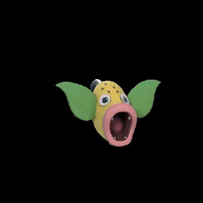 #070 Weepinbell – Low Poly Pokémon - Free 3D Print Model - MakerWorld