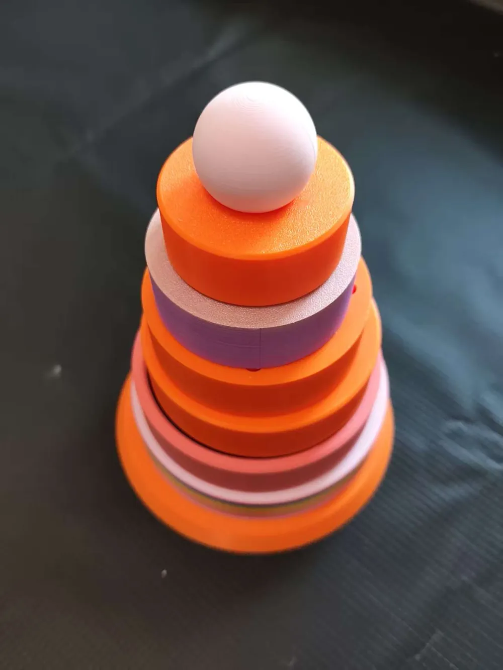 Rainbow Stacker - Free 3D Print Model - MakerWorld