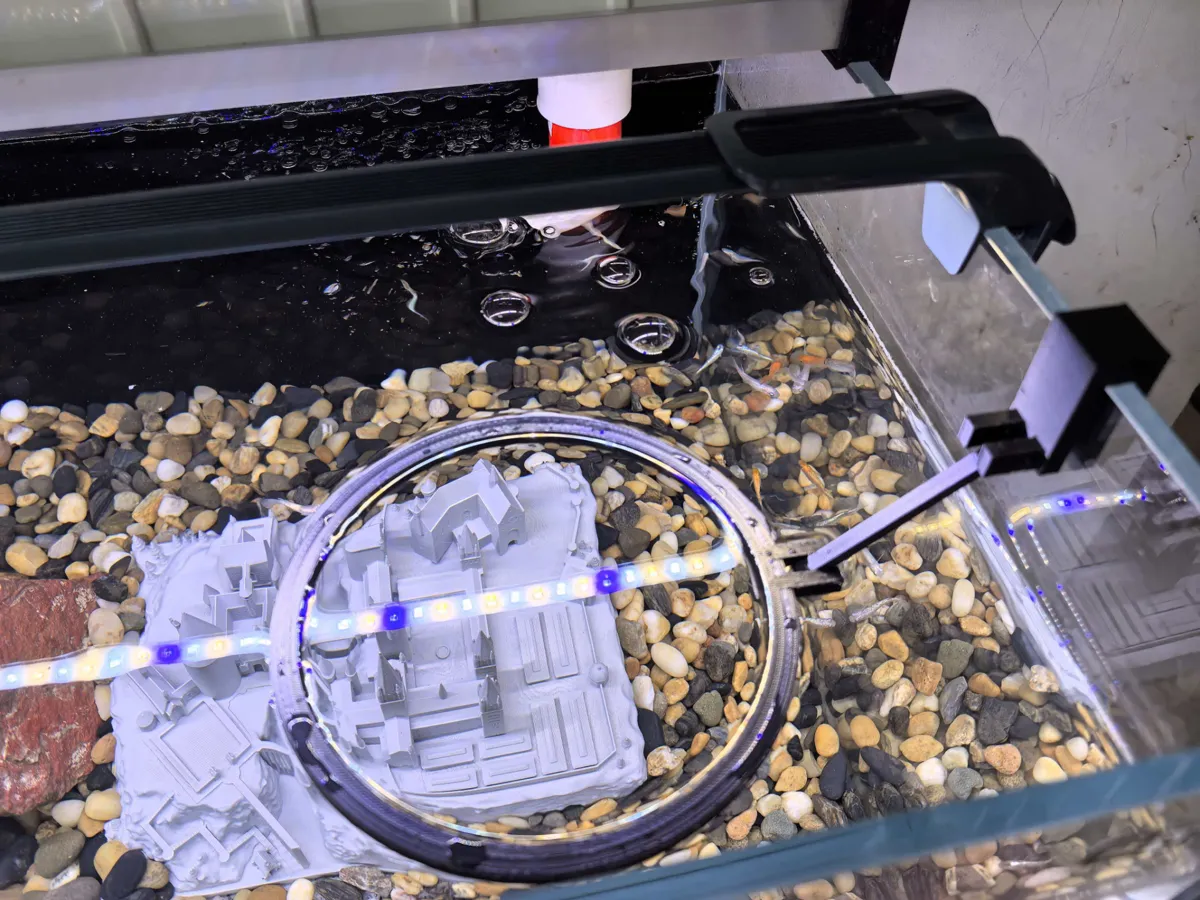 Floatable, Automatically Adjustable Fish Feeding Ring - Free 3D Print ...