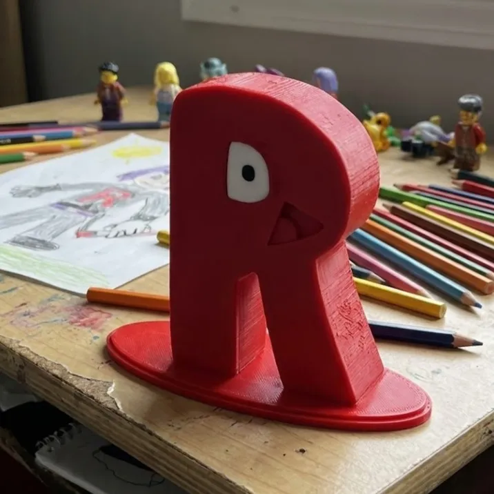 Letter R Alphabet Lore - Free 3D Print Model - MakerWorld