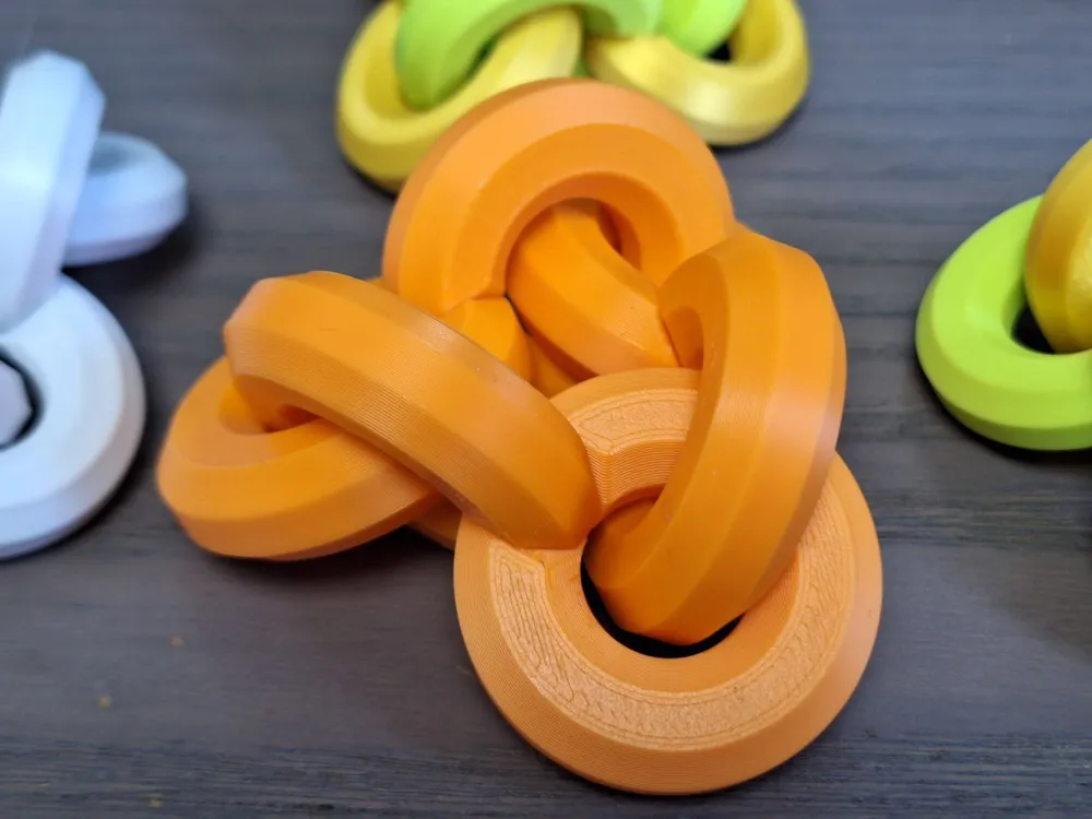 Infinity Fidget Chain - Free 3D Print Model - MakerWorld