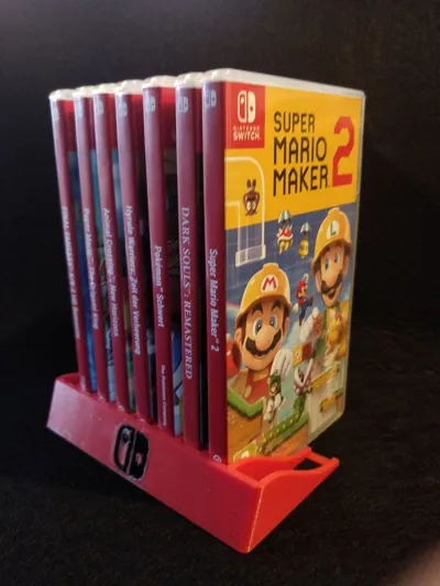 NINTENDO SWITCH GAME STAND - Free 3D Print Model - MakerWorld