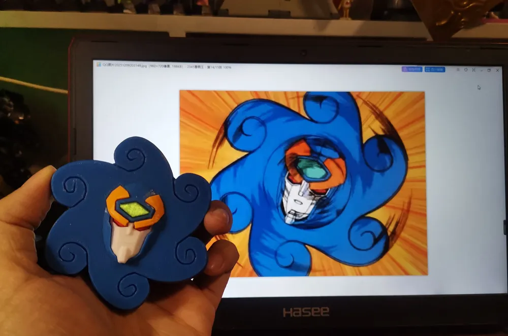 Wave Master Magic Spinning Top, launchable and spinnable, no AMS needed ...