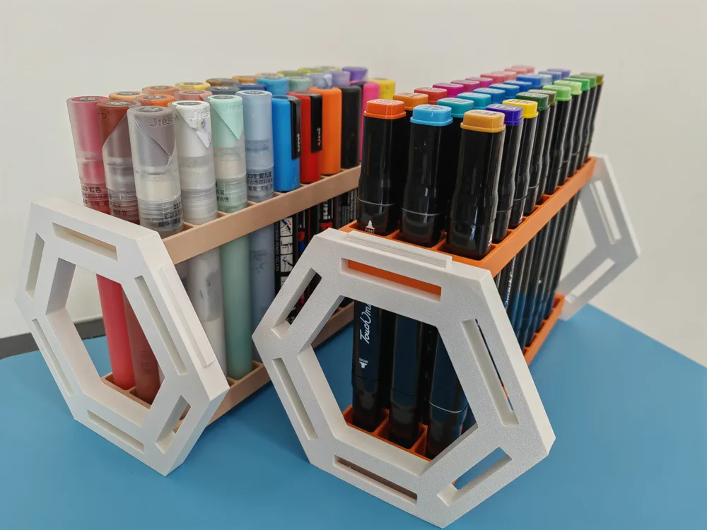Versatile and Expandable Marker Pen Storage Rack by yellowbird ...