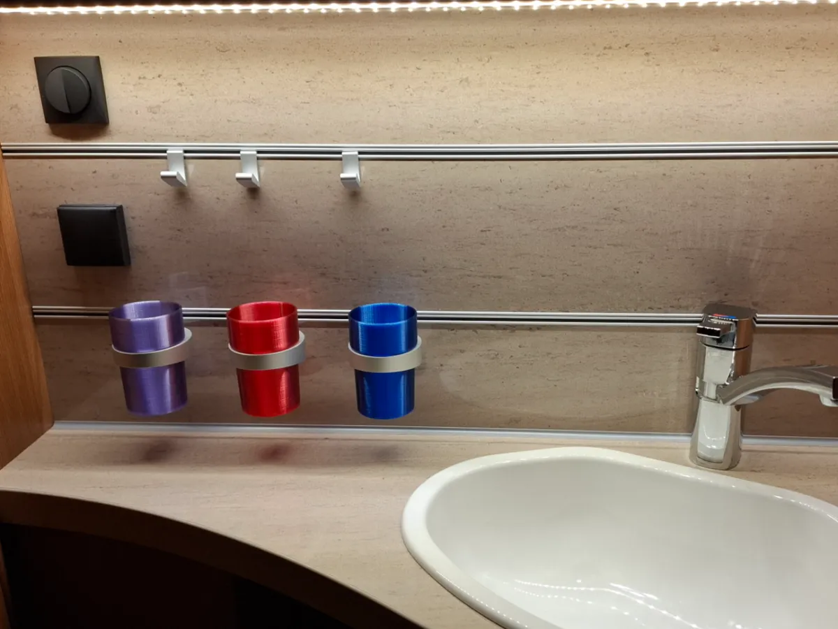 FENDT Caravan Toothbrush Cup - Free 3D Print Model - MakerWorld