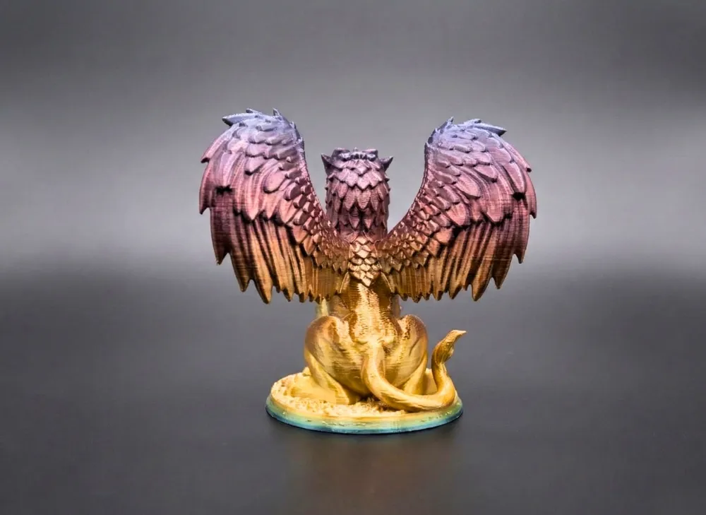 Gilded Aegis Gryphon Griffin by Toy Maker MakerWorld: Download Free 3D ...