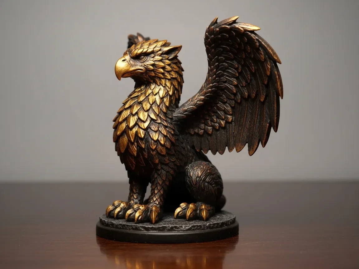 Gilded Aegis Gryphon Griffin by Toy Maker MakerWorld: Download Free 3D ...