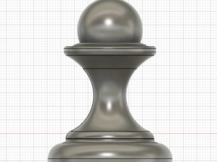 Chess Pawn - Free 3D Print Model - MakerWorld