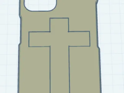 iPhone 14 case cross by user_2399602045 MakerWorld: Download Free 3D Models