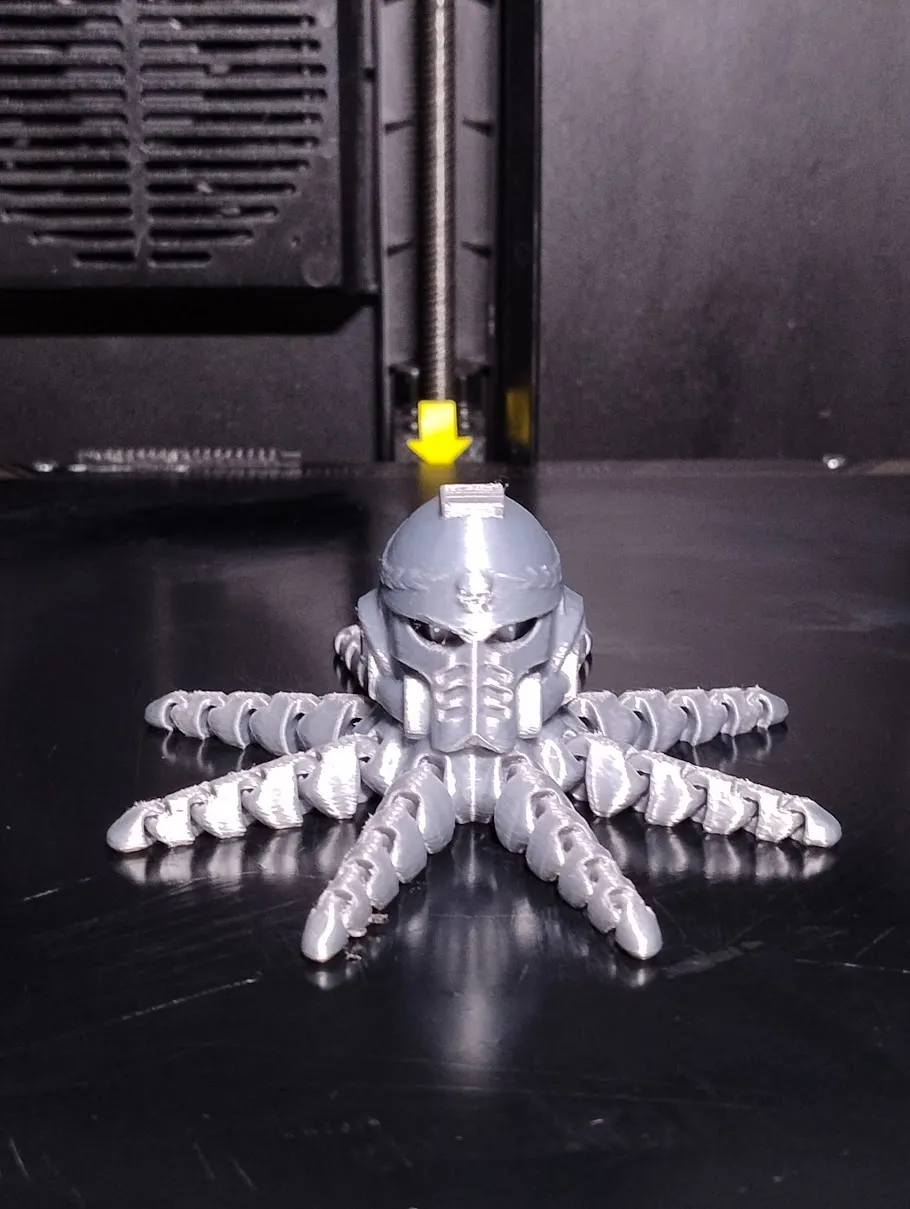 40K WarHoctopus Marine Print In Place Supportless - Free 3D Print Model ...