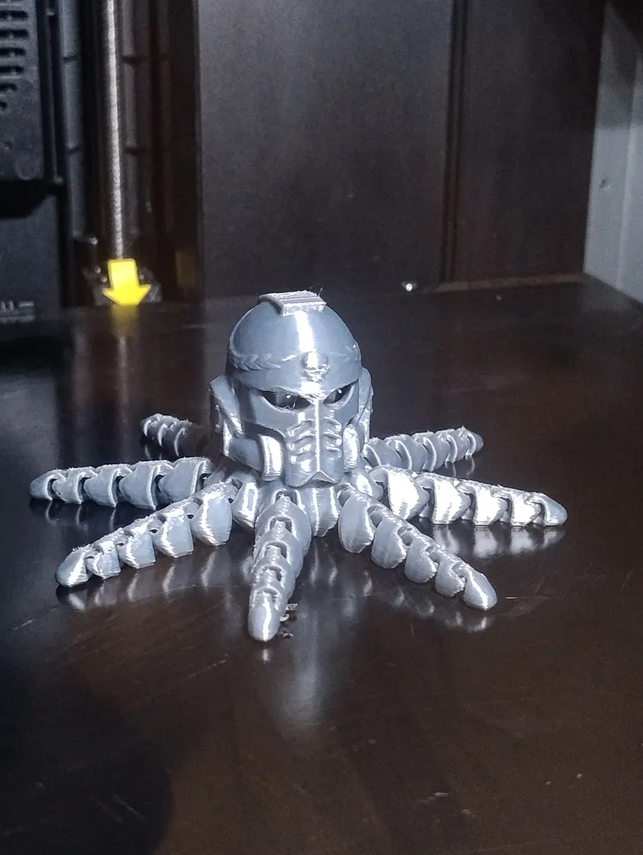 40K WarHoctopus Marine Print In Place Supportless - Free 3D Print Model ...