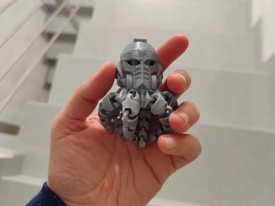 40K WarHoctopus Marine Print In Place Supportless - Free 3D Print Model ...