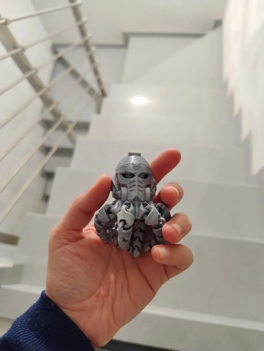 40K WarHoctopus Marine Print In Place Supportless - Free 3D Print Model ...