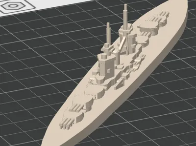 British battleship Nelson-class modernization proposal - Free 3D Print ...