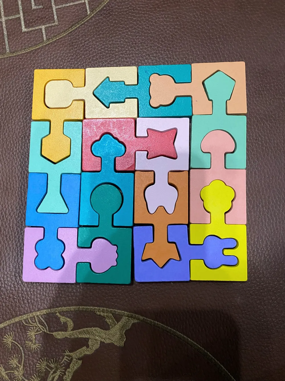 Early Education Geometric Shape Matching Blocks Hand-Eye Coordination ...