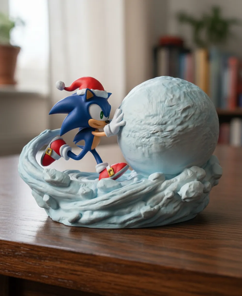 Sonic The Hedgehog Snowball | Christmas Figure - Free 3D Print Model ...