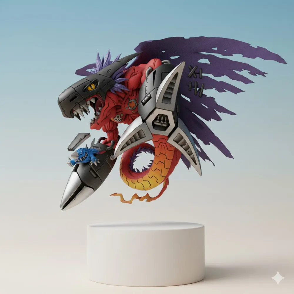 Megadramon Digimon Creature Model - Free 3D Print Model - MakerWorld