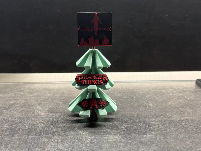 Stranger Things Christmas Tree by Hrubak89 MakerWorld: Download Free 3D ...