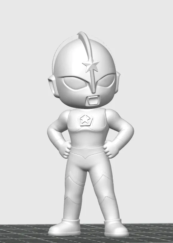 Chibi Ultraman Jonias - Free 3D Print Model - MakerWorld