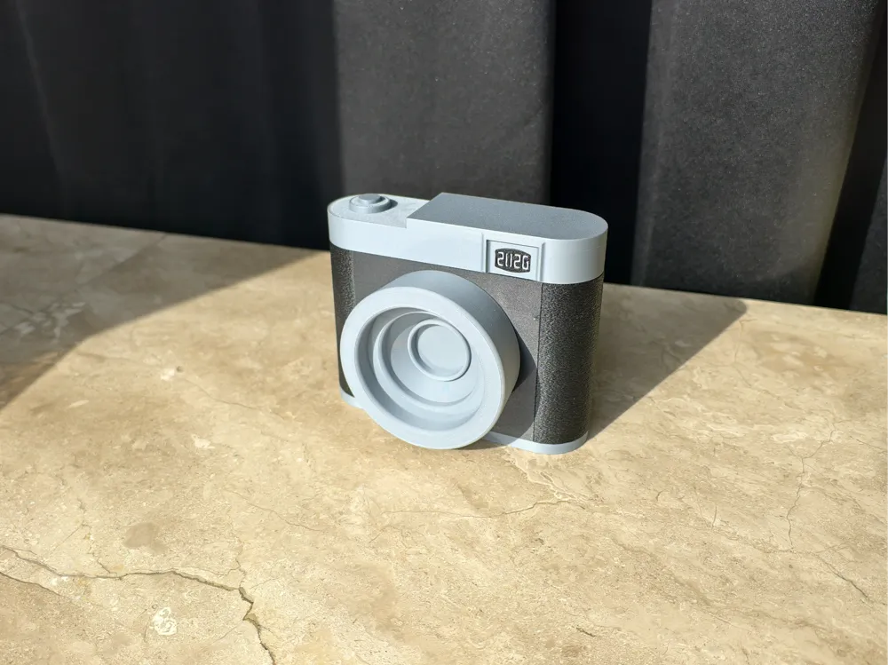 Retro Camera Perpetual Calendar - Free 3D Print Model - MakerWorld