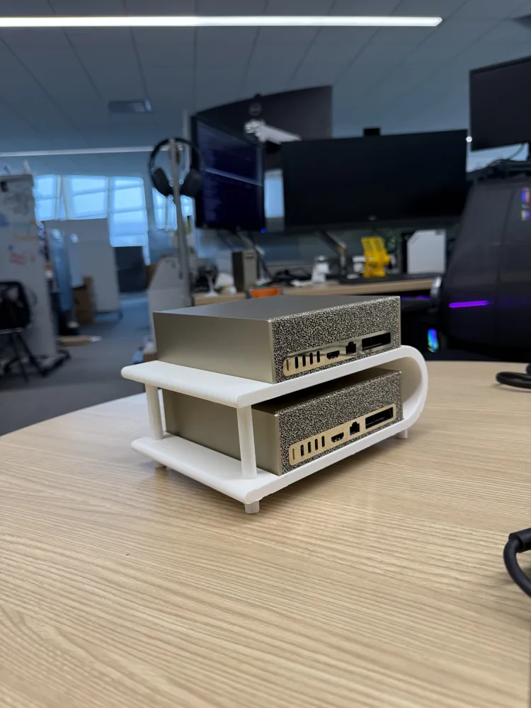 Nvidia DGX Spark On Desk Stack Stand - Free 3D Print Model - MakerWorld