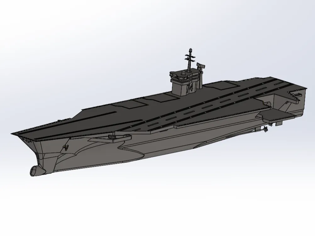 CVN 74 Aircraft Carrier with F-18 - Free 3D Print Model - MakerWorld