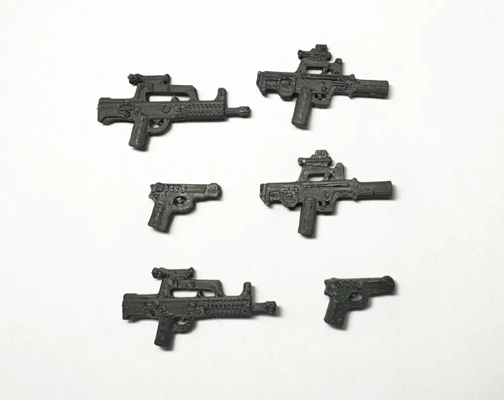 Minecraft Submachine Gun (Lego Minifigure Holdable) - Free 3D Print ...