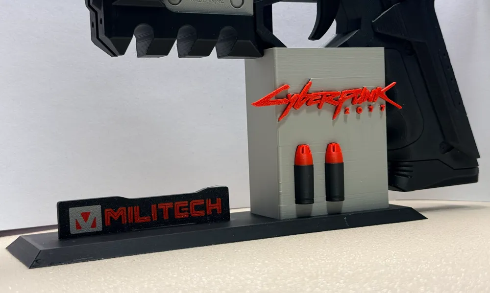 Cyberpunk 2077 Arasaka Avenger Base Stand Minimalist with LOGO - Free ...