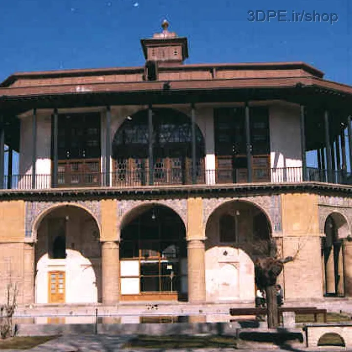Chehelsotoun Place Pavilion Qazvin Iran - Free 3D Print Model - MakerWorld