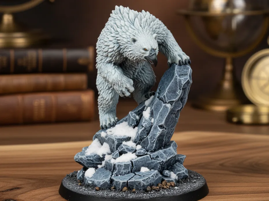 Snowfeather Beast – Frozen Fantasy Creature by Lozagon1234 MakerWorld ...