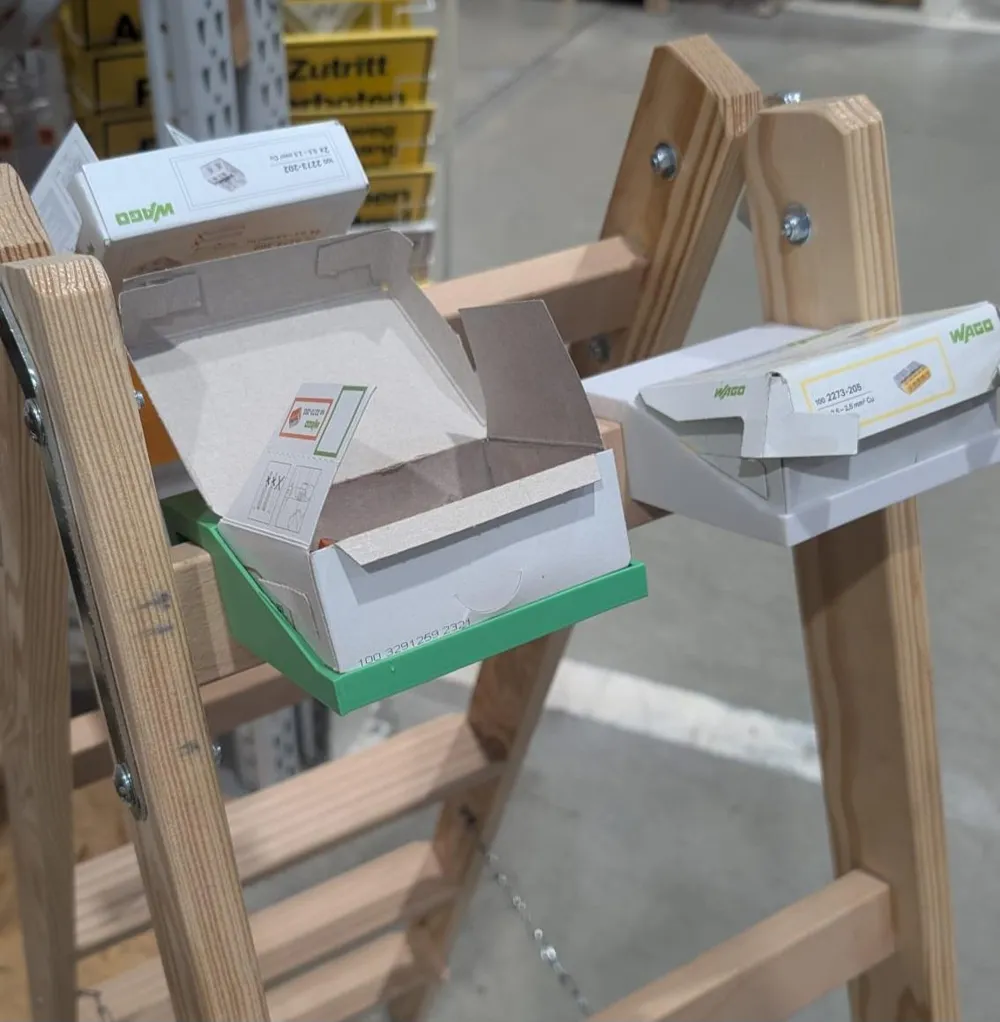 WAGO Box Holder for Ladders, lifting platforms ... - Free 3D Print ...
