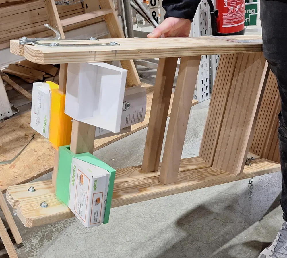 WAGO Box Holder for Ladders, lifting platforms ... - Free 3D Print ...