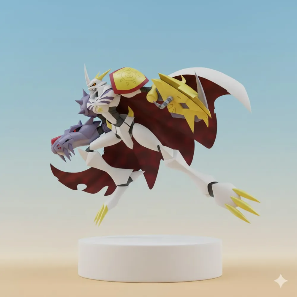 Omegamon Digimon Creature Model by ProjectDigimonWorld MakerWorld ...